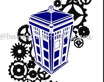 Tardis Nasa Style Logo - Inspired by Doctor Who T-shirt S-3XL - Etsy UK
