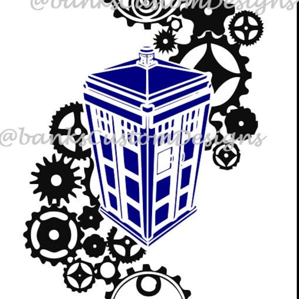 Tardis Svg - Etsy