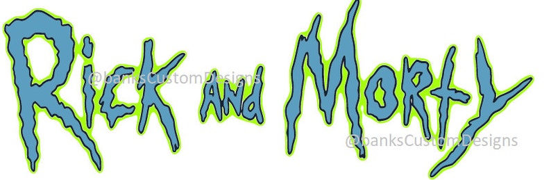 Rick and Morty Words - Etsy