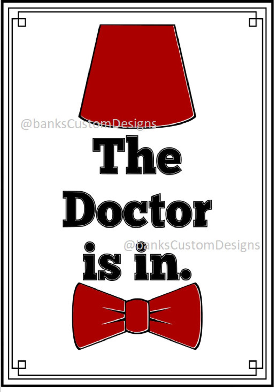 The Doctor is in SVG - Etsy