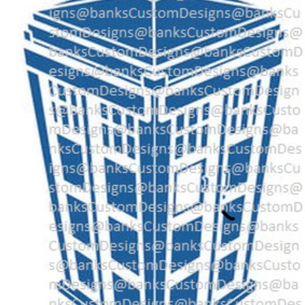 Tardis Svg - Etsy