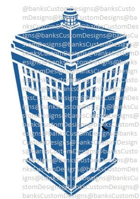 Tardis SVG File - Etsy