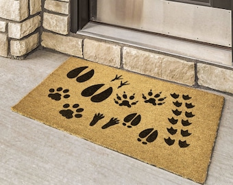 Bear Doormat Bear Door Mat Bear Welcome Mat Doormat Door - Etsy