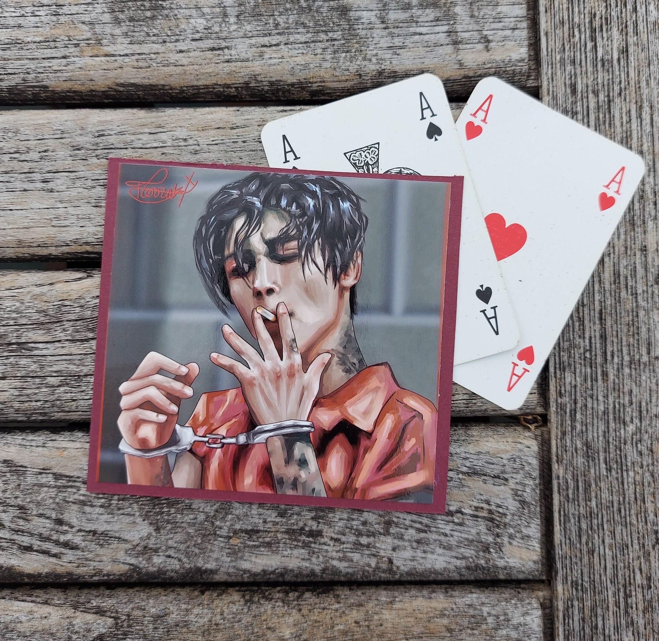 Andy Biersack Art Print American Satan Inspired Black Veil Brides - Etsy