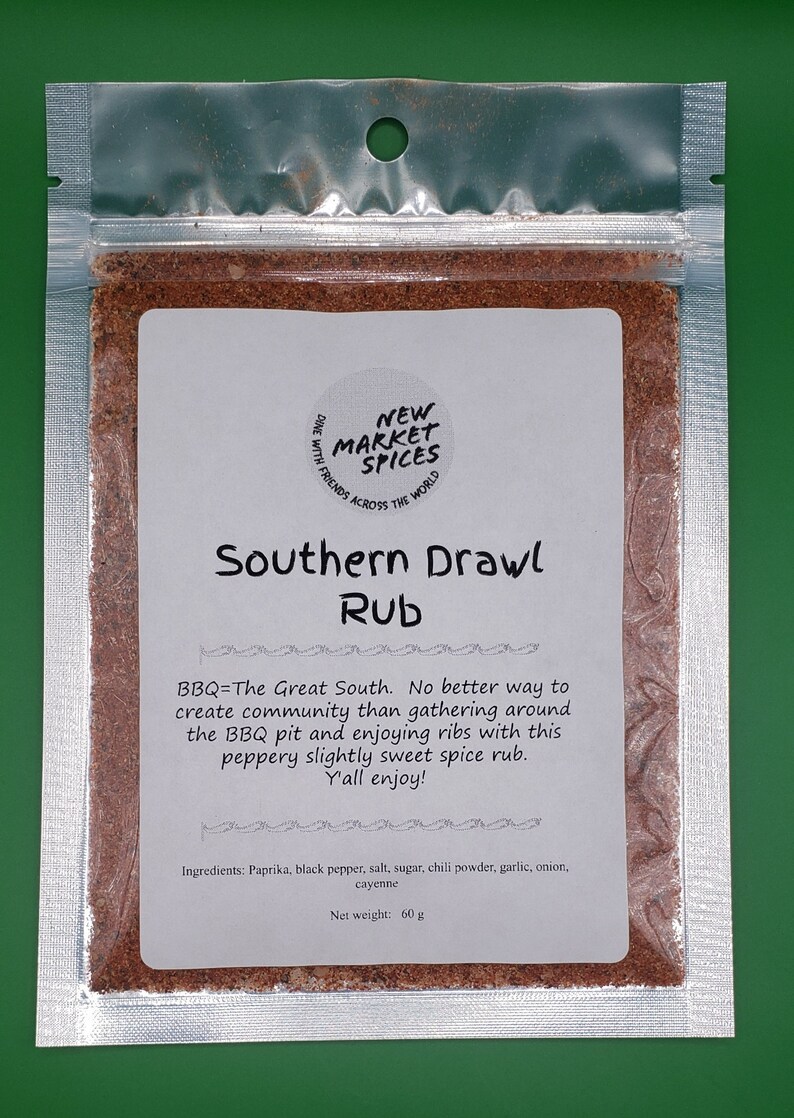 Southern Drawl BBQ Rub - Etsy