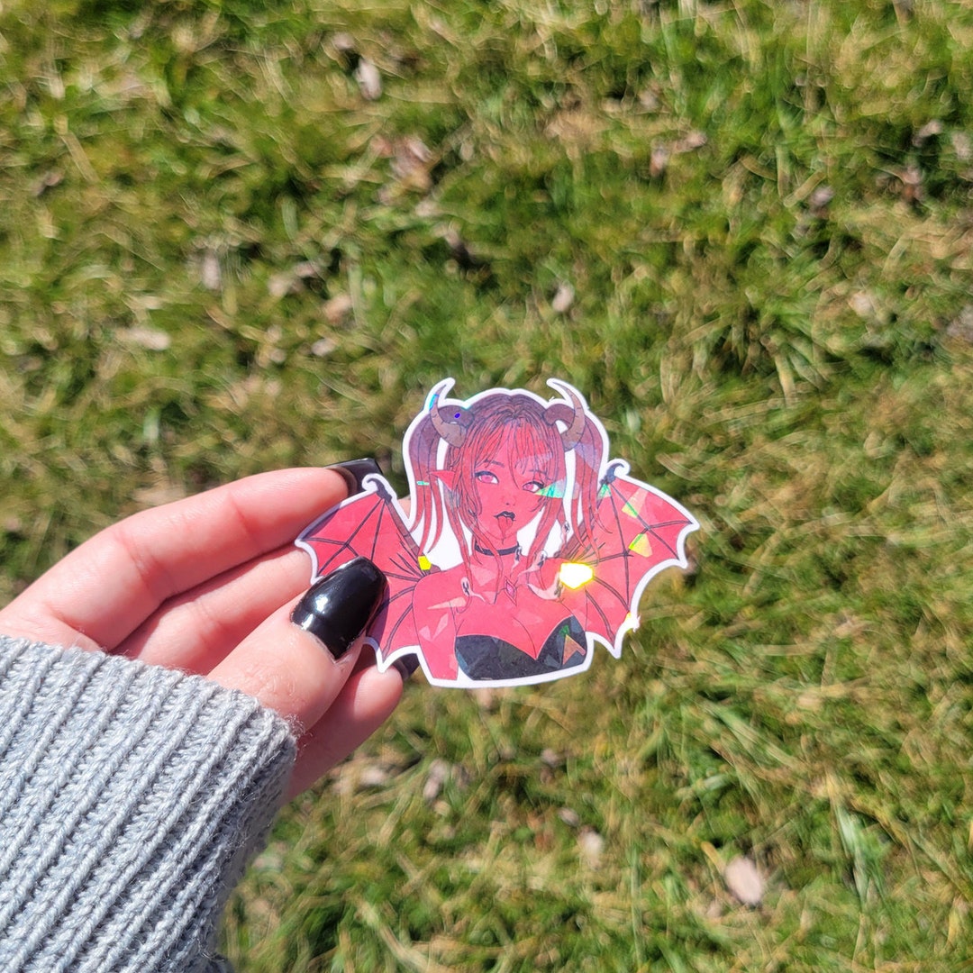 Succubus Holographic Sticker - Succubus Demon - Etsy