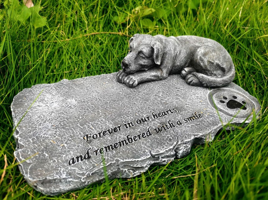 Pet Memorial Stone Pet Memorial Garden Stone Dog Memorial - Etsy