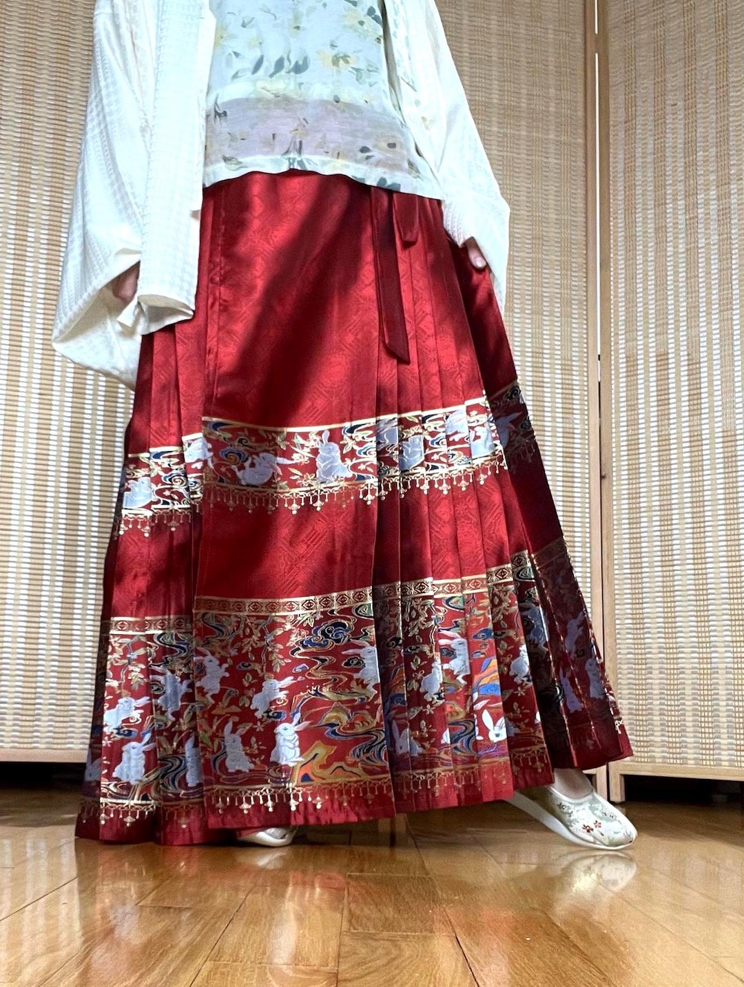Chinese Traditional Hanfu, Ma Mian Skirt, Ming Dynasty, Horse Face ...