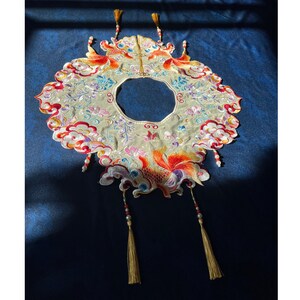 Chinese Hanfu Accessories, Yunjian Garment Collar, Embroidered Cloud ...