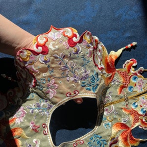 Chinese Hanfu Accessories, Yunjian Garment Collar, Embroidered Cloud ...