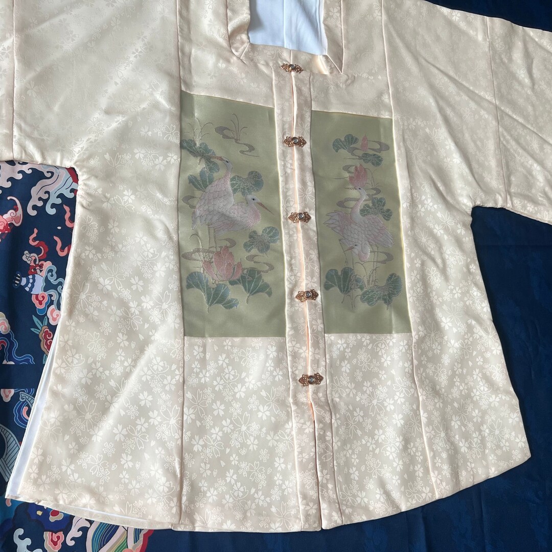 On Sale, Chinese Traditional Hanfu, Ming Dynasty, Brocade Fabric ...