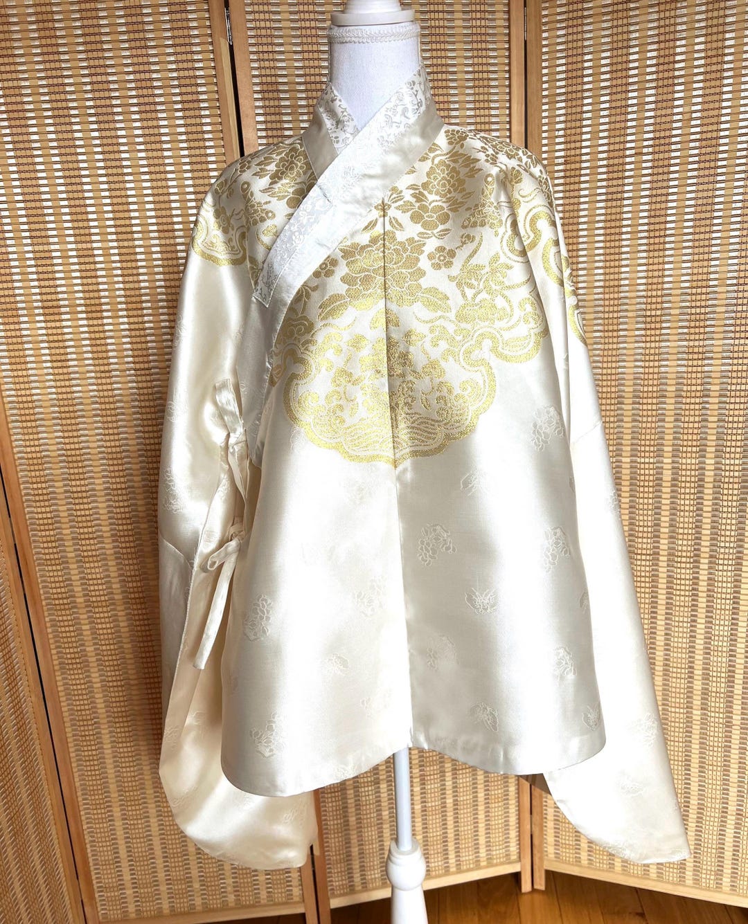 Traditional Women Hanfu, Gold Thread Hanfu Top, Elegant Brocade Hanfu ...