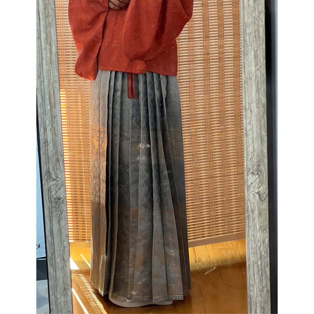 Chinese Traditional Hanfu, Mamian Skirt, for Waist 79-86cm, Ming ...