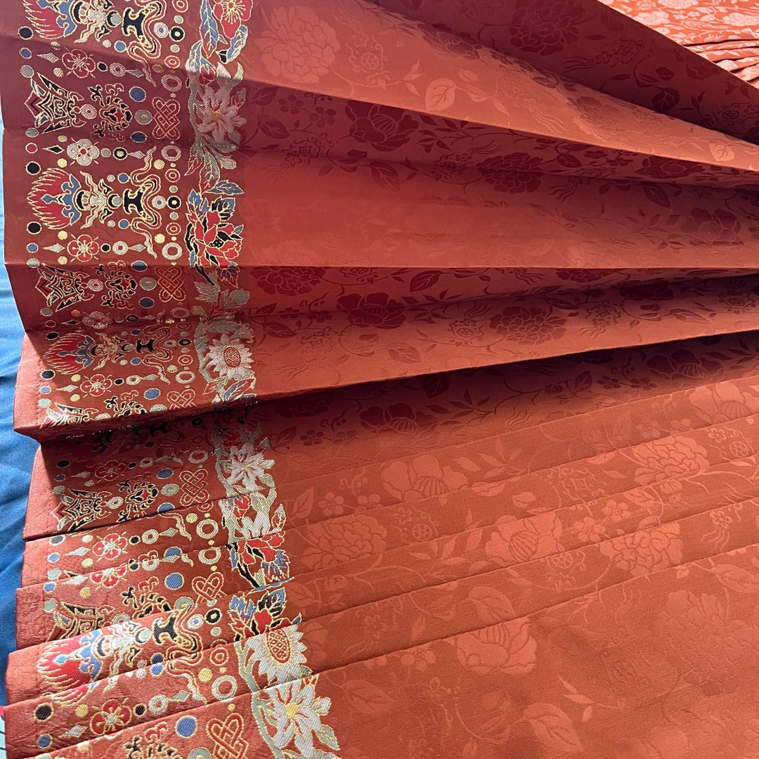 Clearance, Chinese Traditional Hanfu, Ma Mian Skirt, for Waist 81-88cm ...