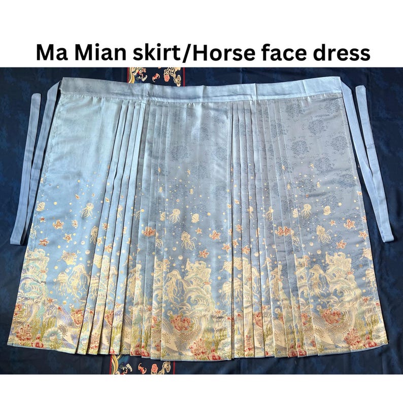 Clearance, Chinese Women Hanfu, Gold Thread Hanfu, Ma Mian Skirt, Horse ...