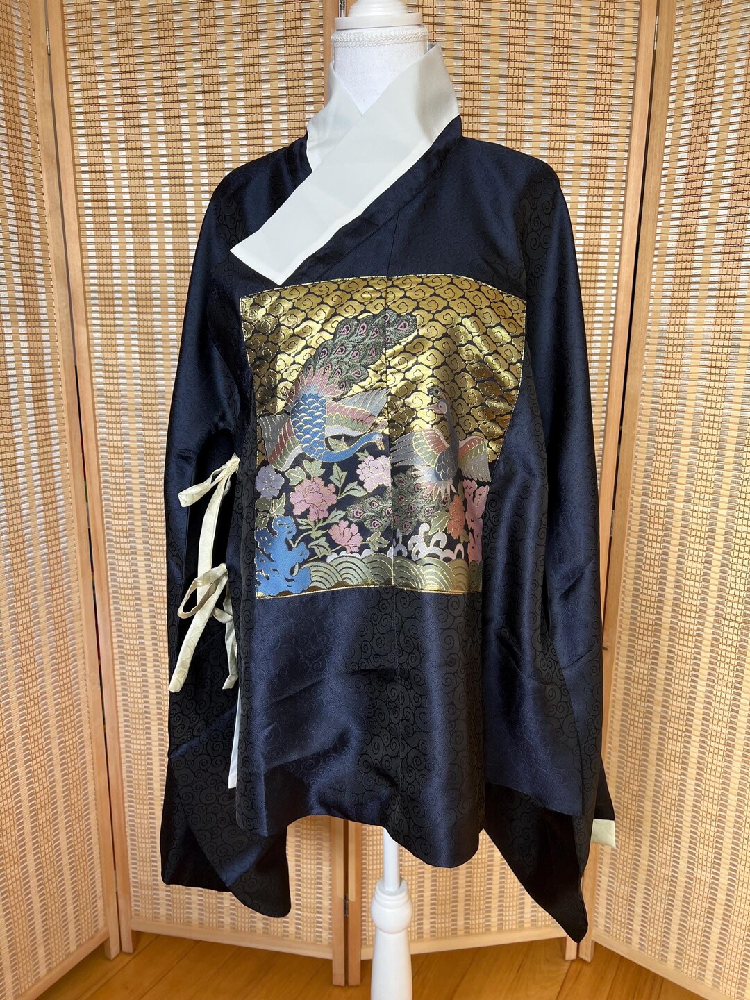 Clearance, Traditional Women Hanfu, Dark Hanfu Top, Elegant Brocade ...