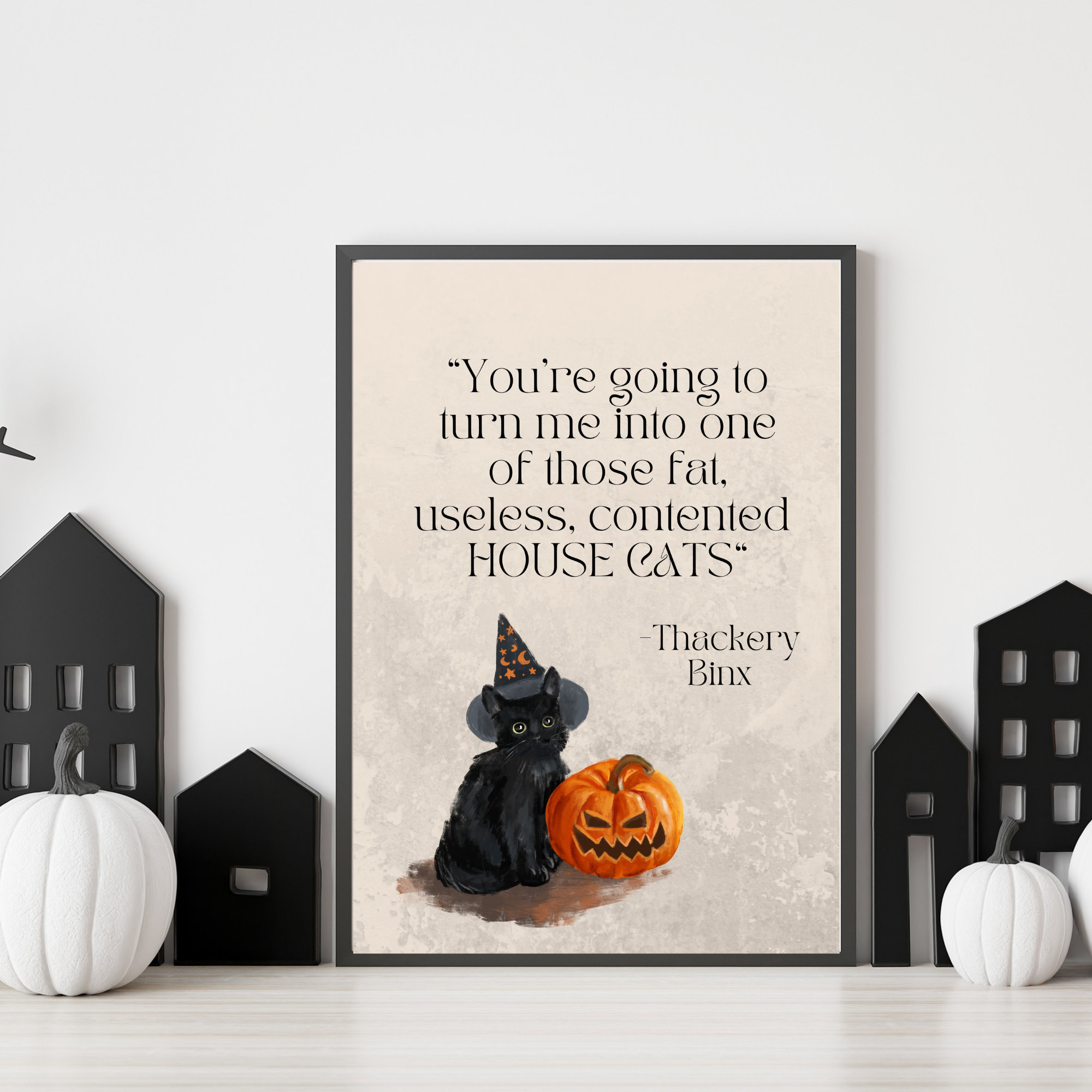 Binx Wall Art/hocus Pocus/halloween Decor/printable/thackery Binx/witch ...