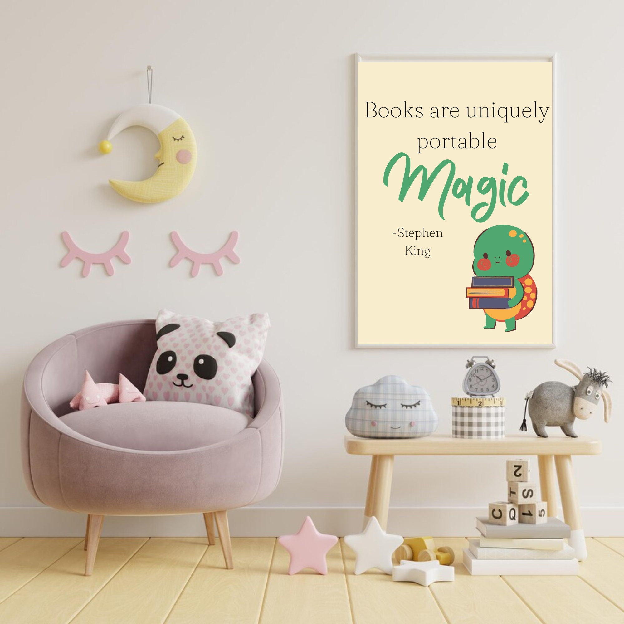 Boho Reading Posters for Reading Nook or Classroom Decor/set of 3 ...