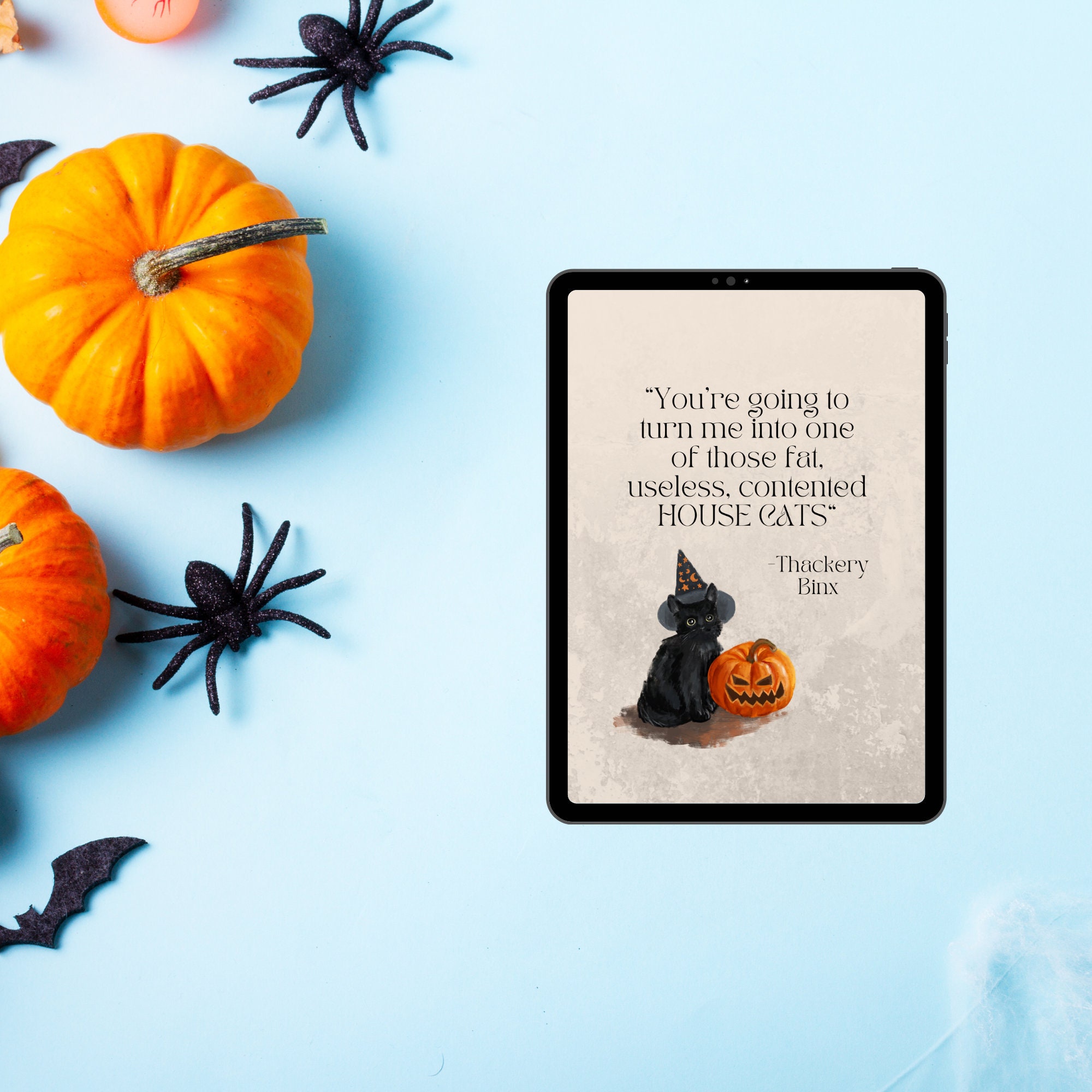 Binx Wall Art/hocus Pocus/halloween Decor/printable/thackery Binx/witch ...