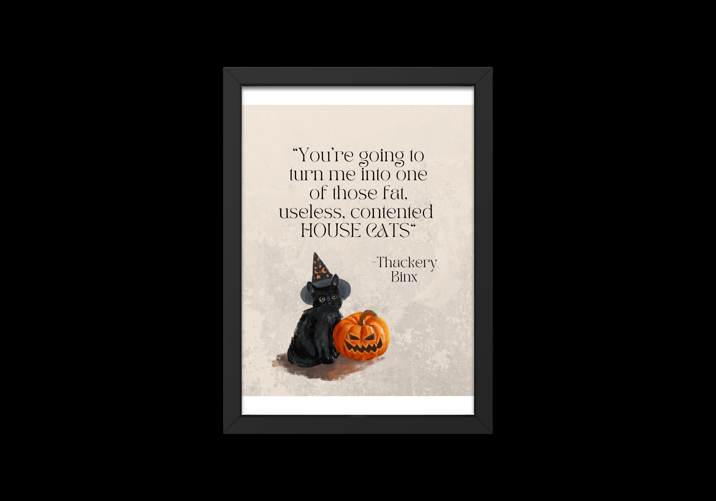 Binx Wall Art/hocus Pocus/halloween Decor/printable/thackery Binx/witch ...