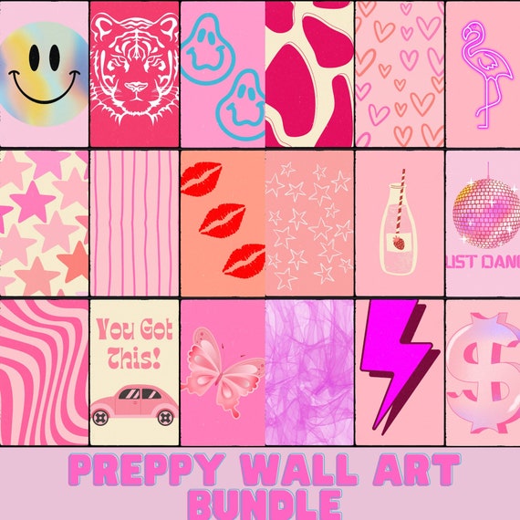 Preppy Room Decor Aesthetic Preppy Posters Wall Sets, 43% OFF