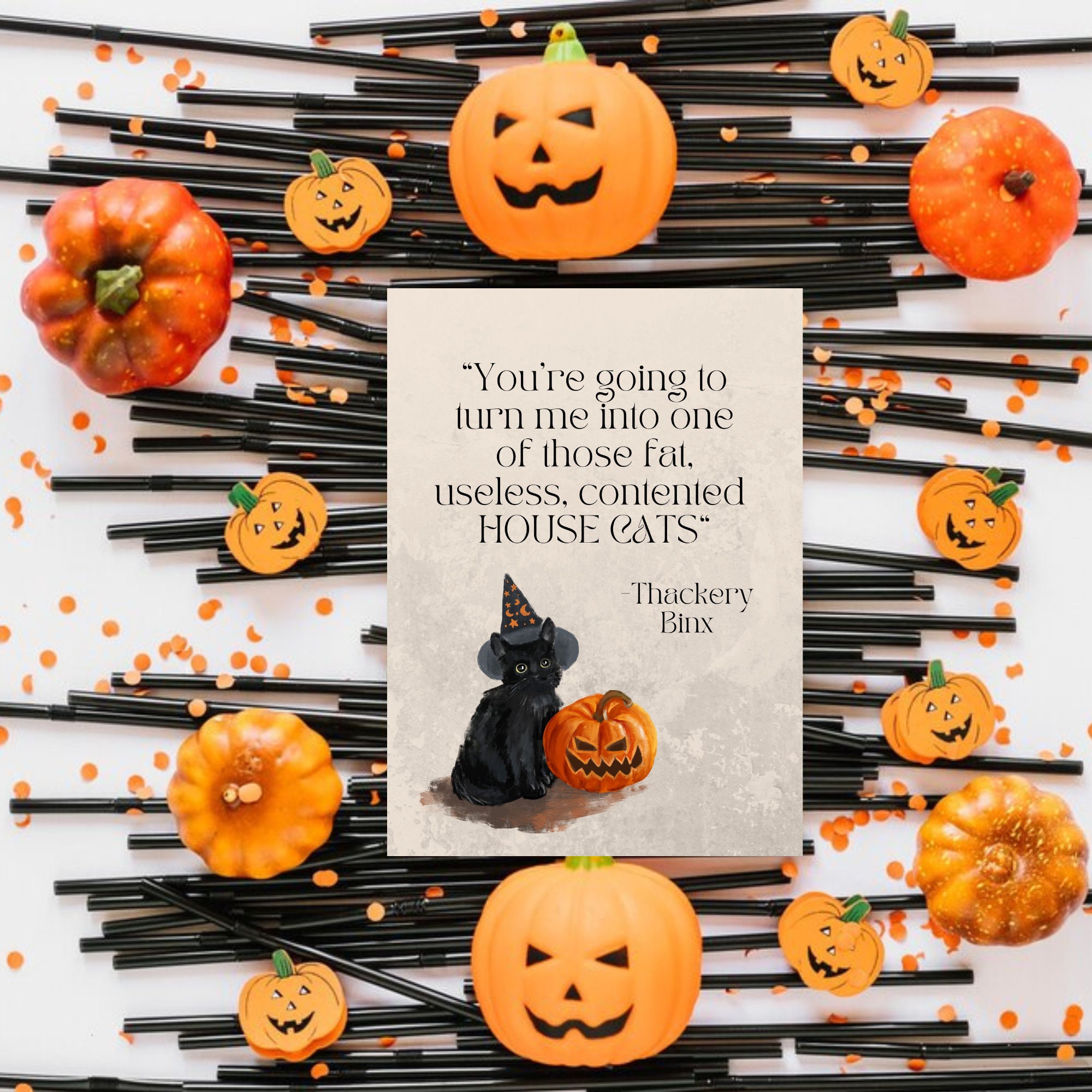 Binx Wall Art/hocus Pocus/halloween Decor/printable/thackery Binx/witch ...