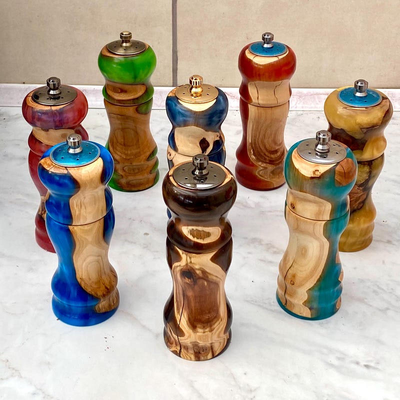 Wooden Pepper Mill - Etsy