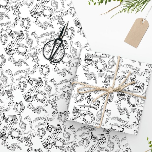 Music Wrapping Paper - Etsy