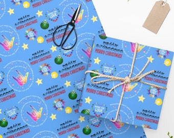 Asl Wrapping Paper - Etsy