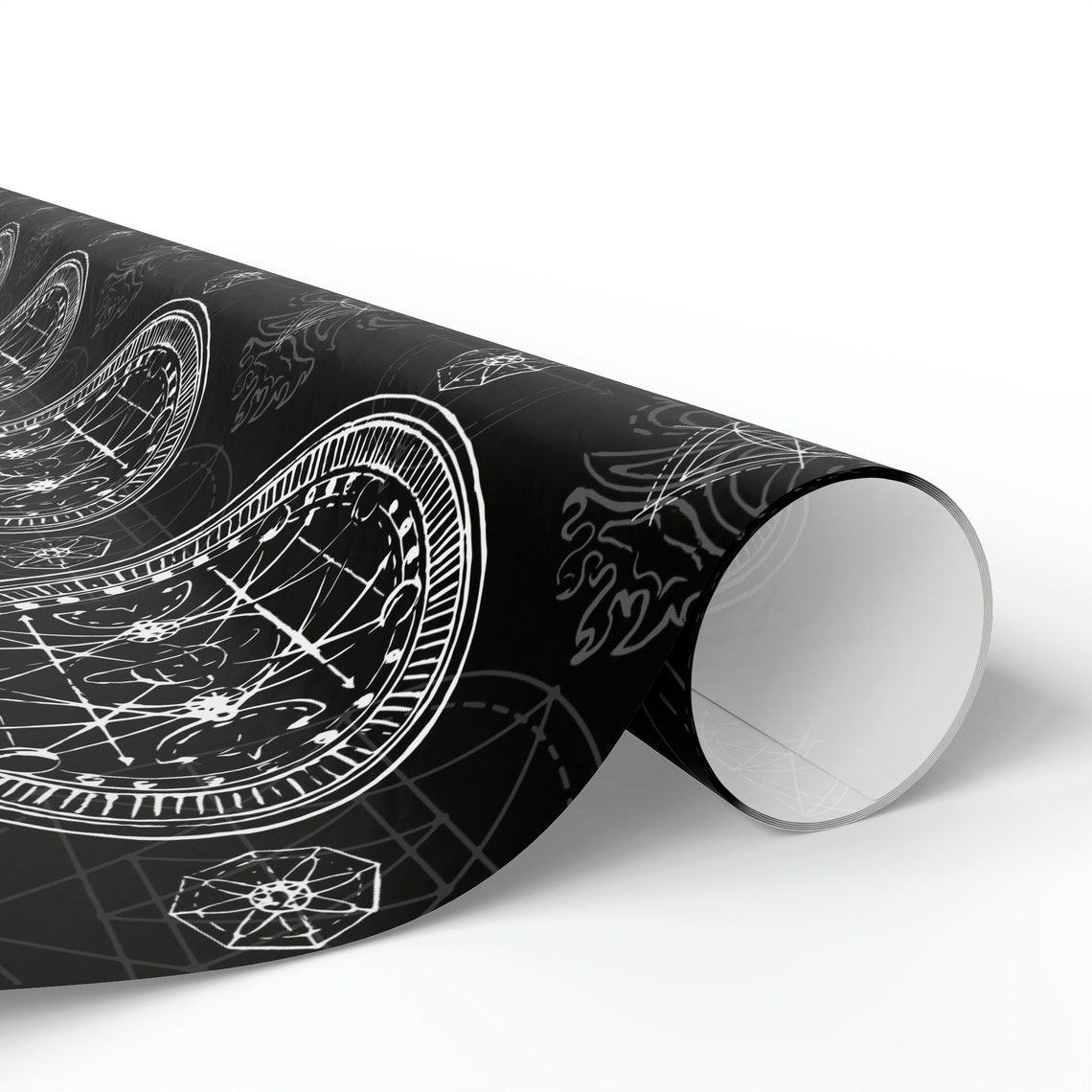 Ancient Mystical Gift Wrapping Paper Roll, Mystical Gift Wrapping Paper ...