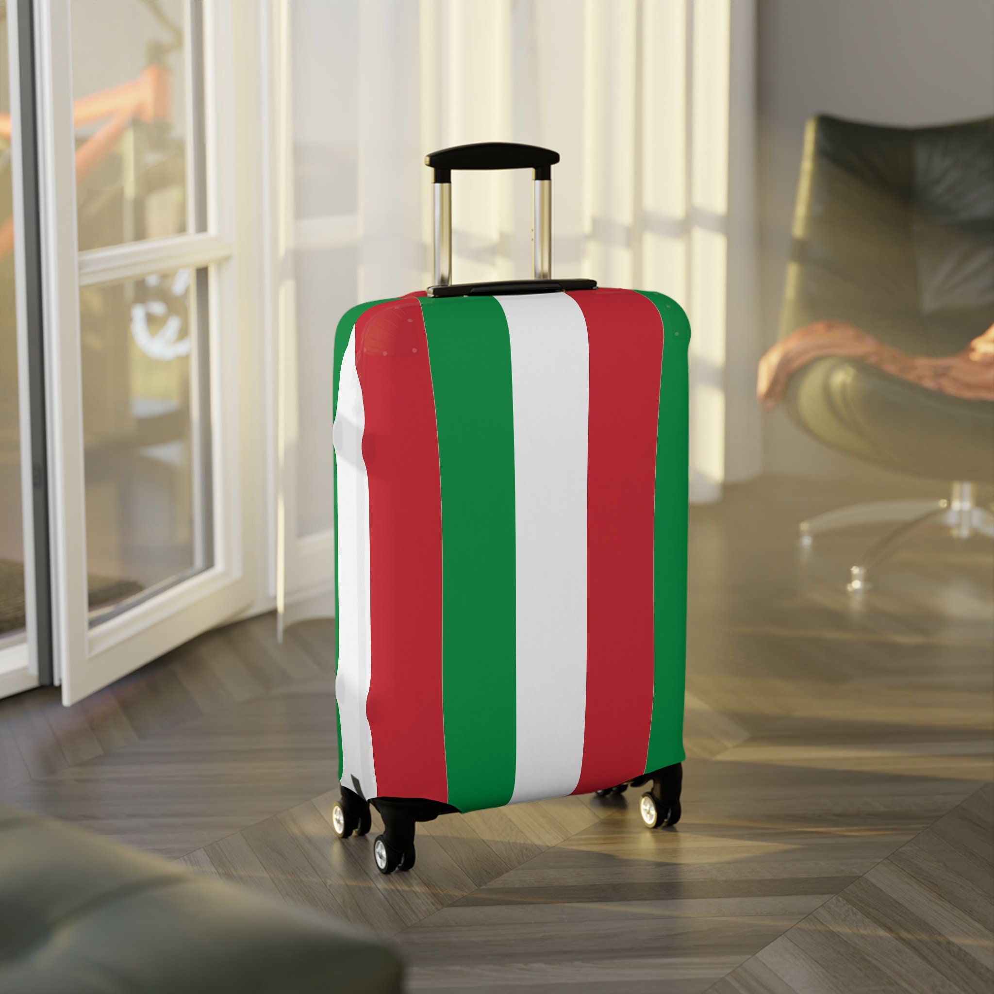 Italy Flag Luggage Cover, Italy Flag Luggage Protector - Etsy