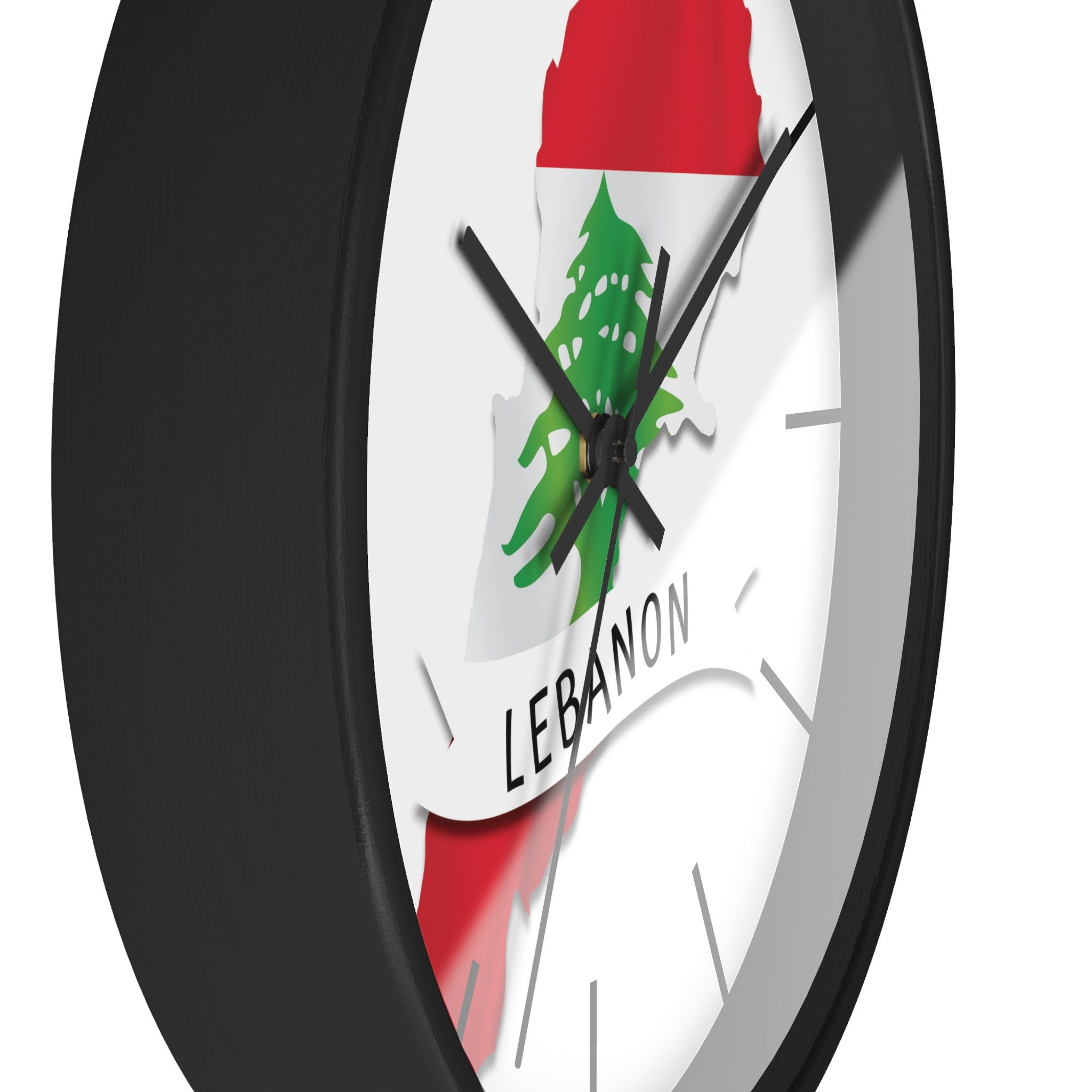 Lebanon Flag Wall Clock, Lebanon Map Clock, Lebanon Inspired Gifts ...