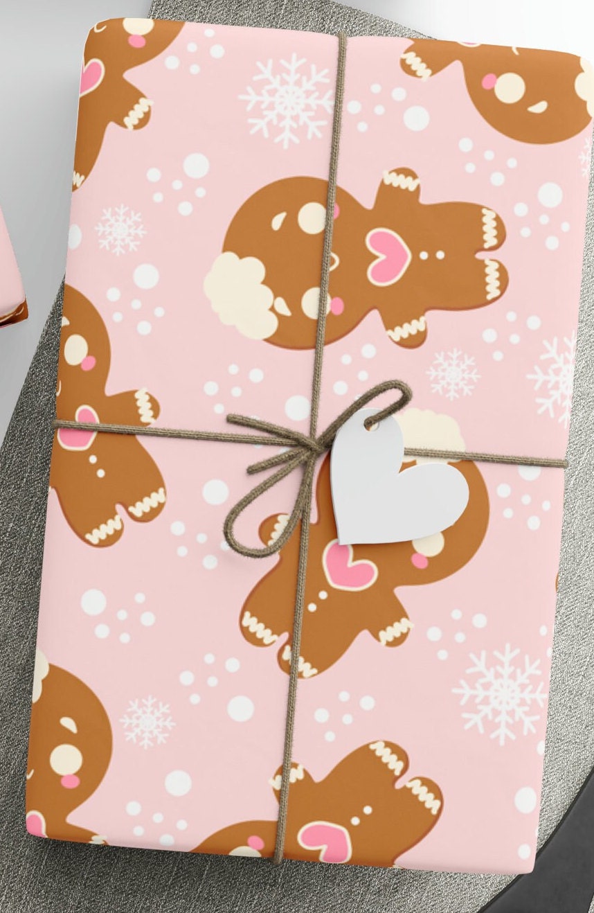 Big Gingerbread Man Gift Wrapping Paper sold by Isolationist Bunni ...