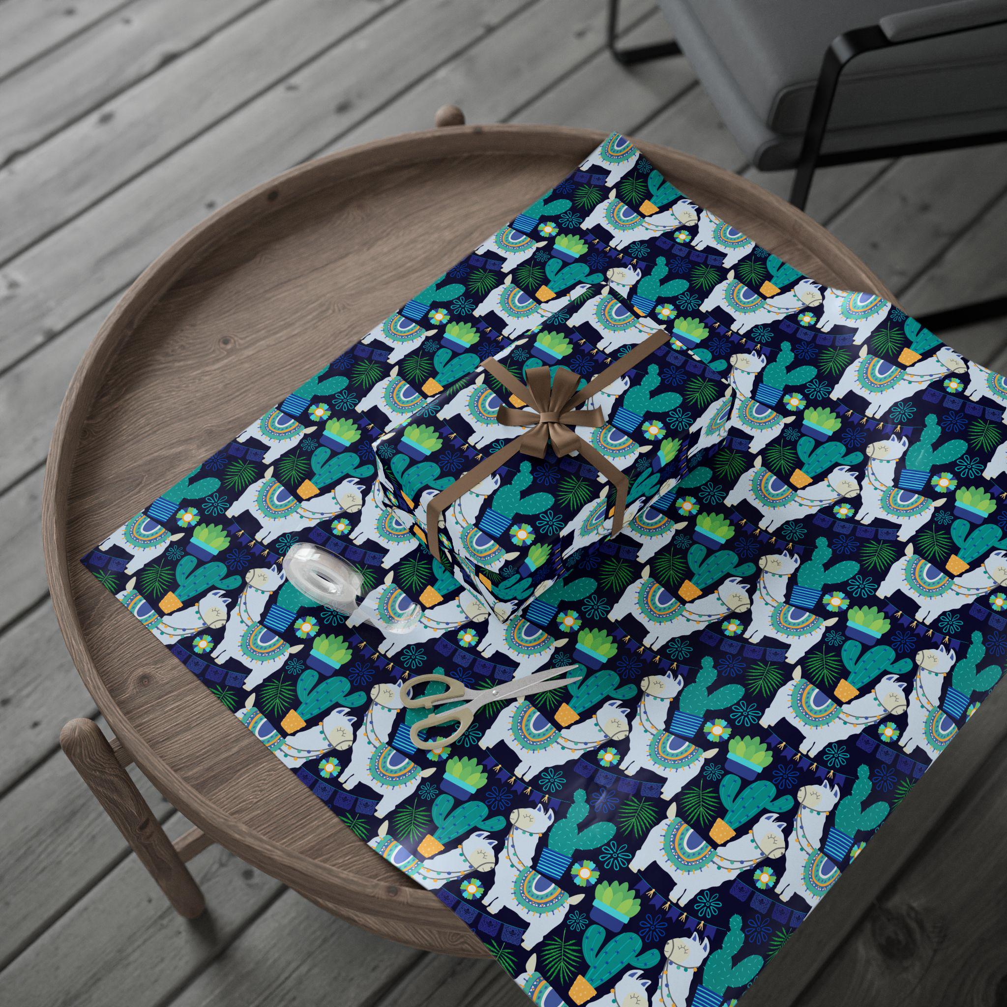 Llama Wrapping Paper Roll, Mexican Llama Wrapping Paper Roll, Llama ...