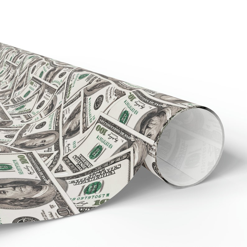 Hundred Dollar Bills Wrapping Paper, Hundred Dollar Gift Wrapping Paper ...