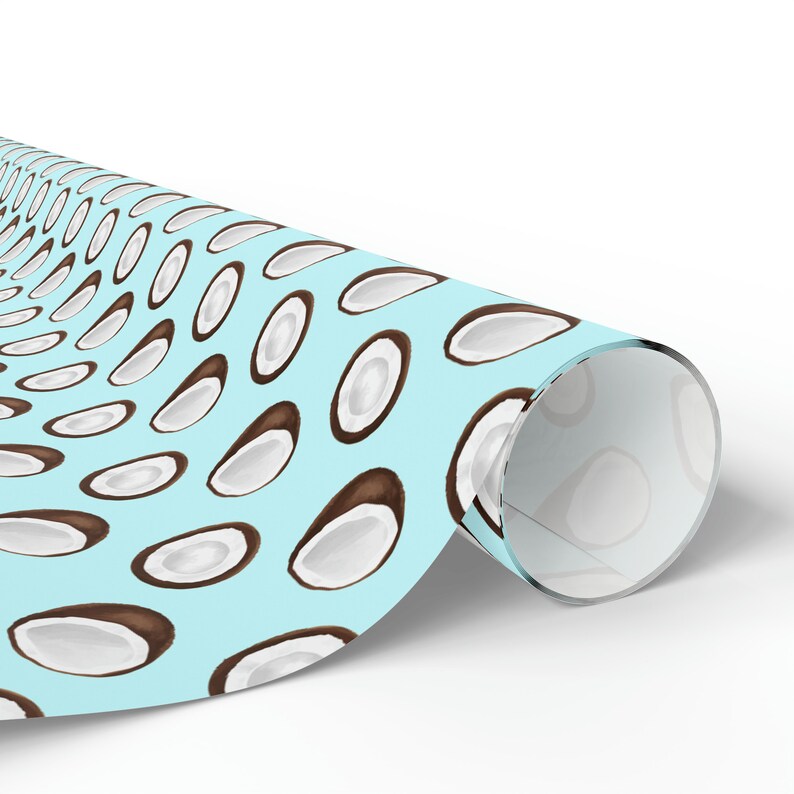 Coconut Gift Wrapping Paper Roll, Coconut Birthday Gift Wrapping Paper ...