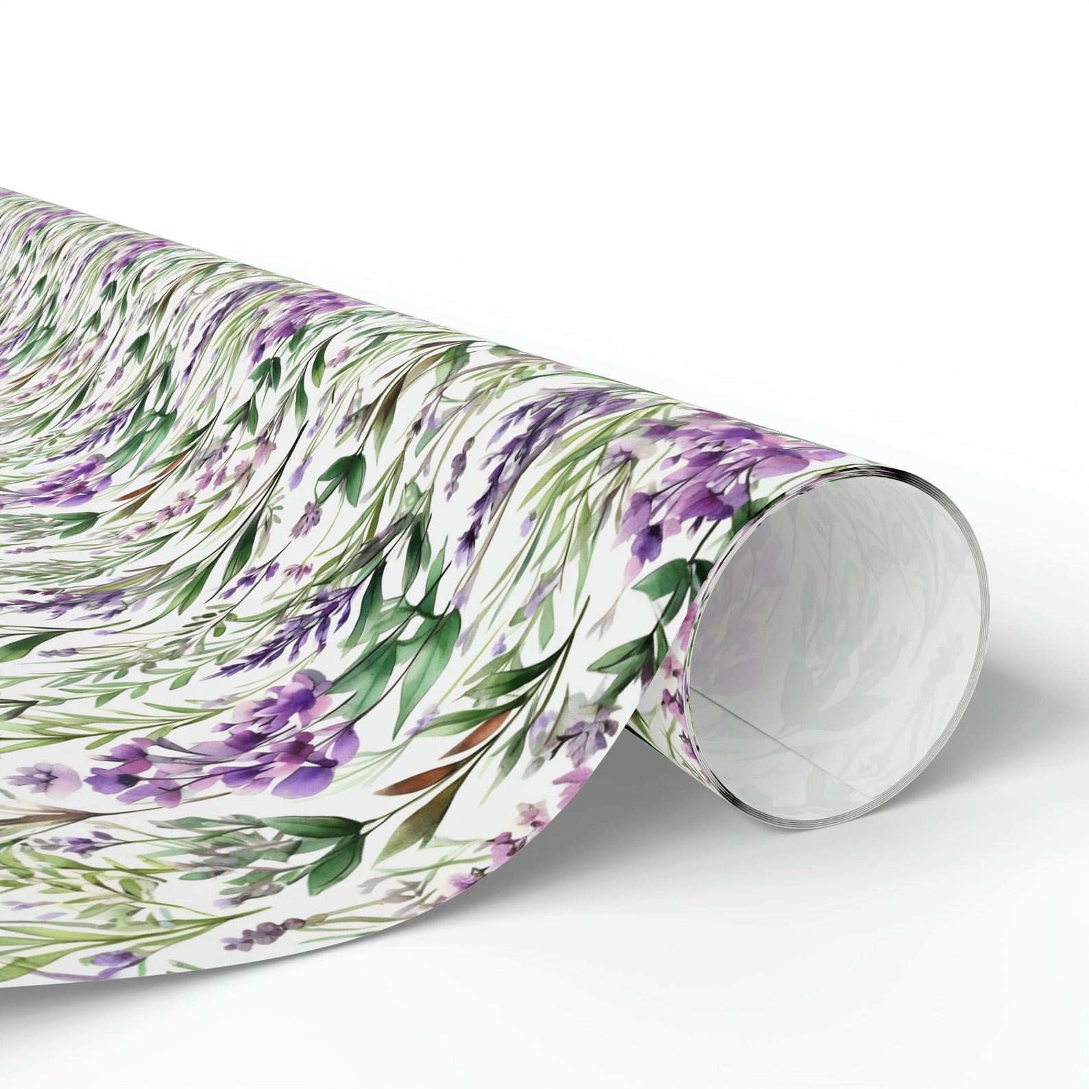 Lavender Watercolor Wrapping Paper , Lavender Gift Wrapping Paper ...