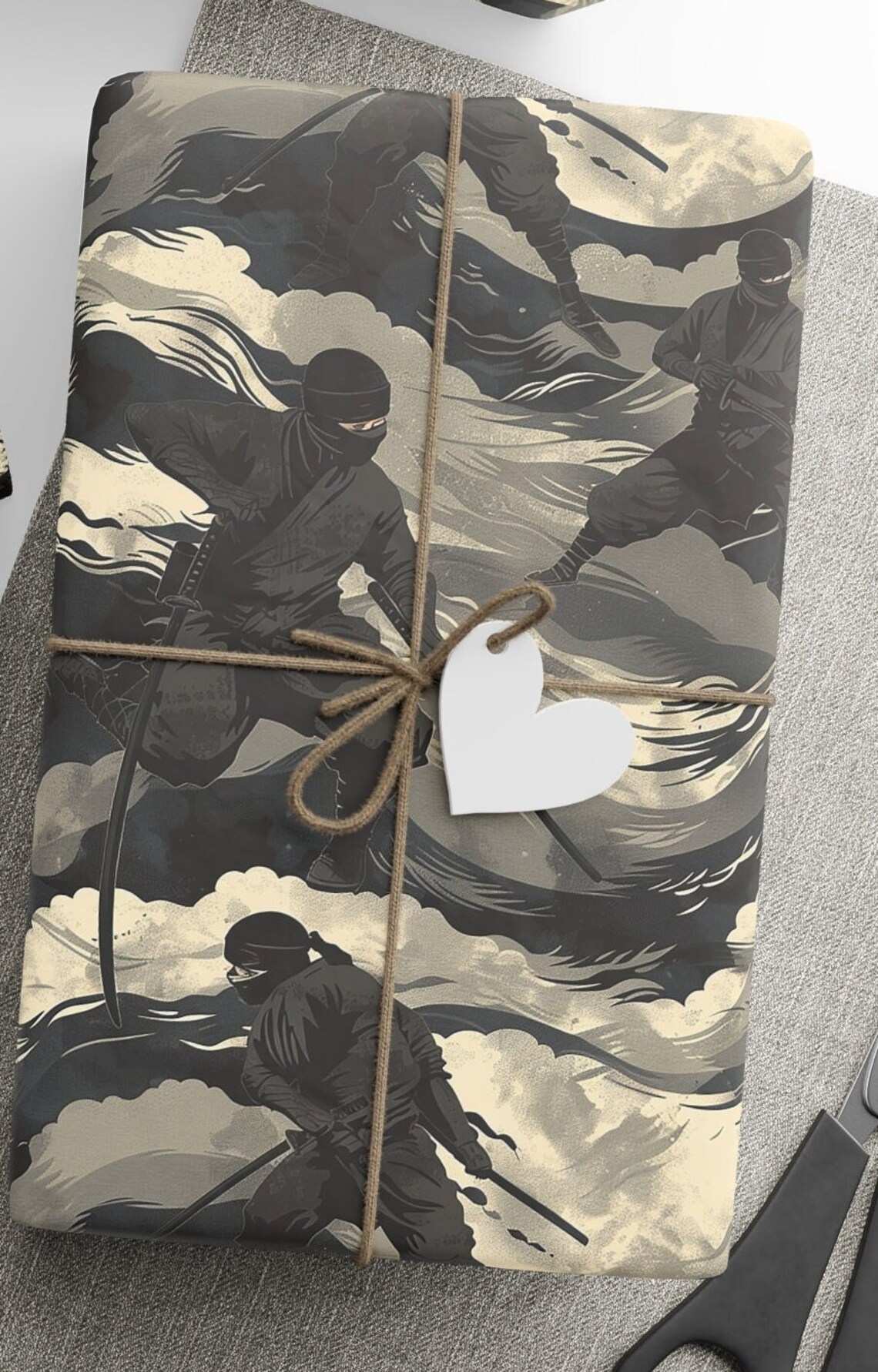 Ninja Gift Wrapping Papers, Ninja Birthday Party Gifts Wrapping Paper ...