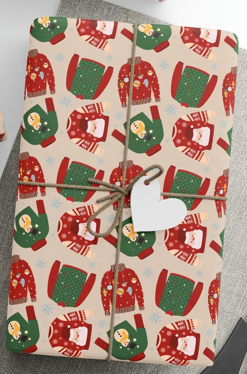 Ugly Sweater Gift Wrapping Papers, Ugly Sweater Christmas Gifts ...