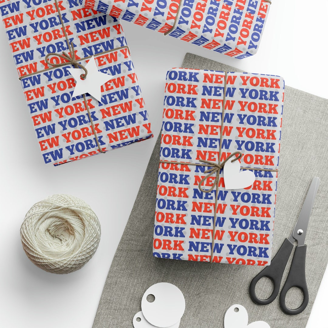 New York Wrapping Paper Roll, New York Gift Wrapping Paper Roll, New ...