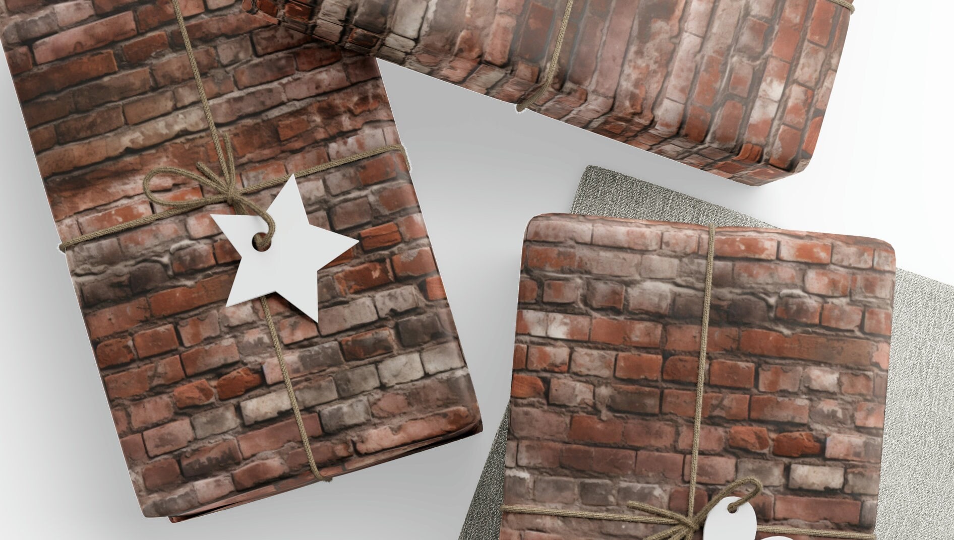 Old Brick Gift Wrapping Papers, Bricks Gift Wrapping Paper Roll, Brick ...