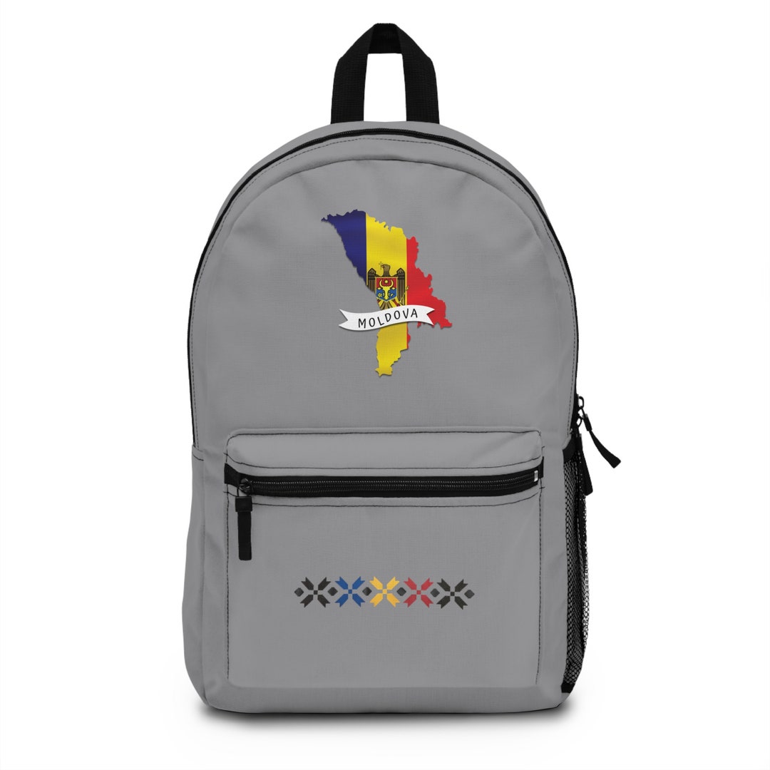 Moldova Flag Backpack, Moldova Map Backpack, Moldova Inspired Gifts ...
