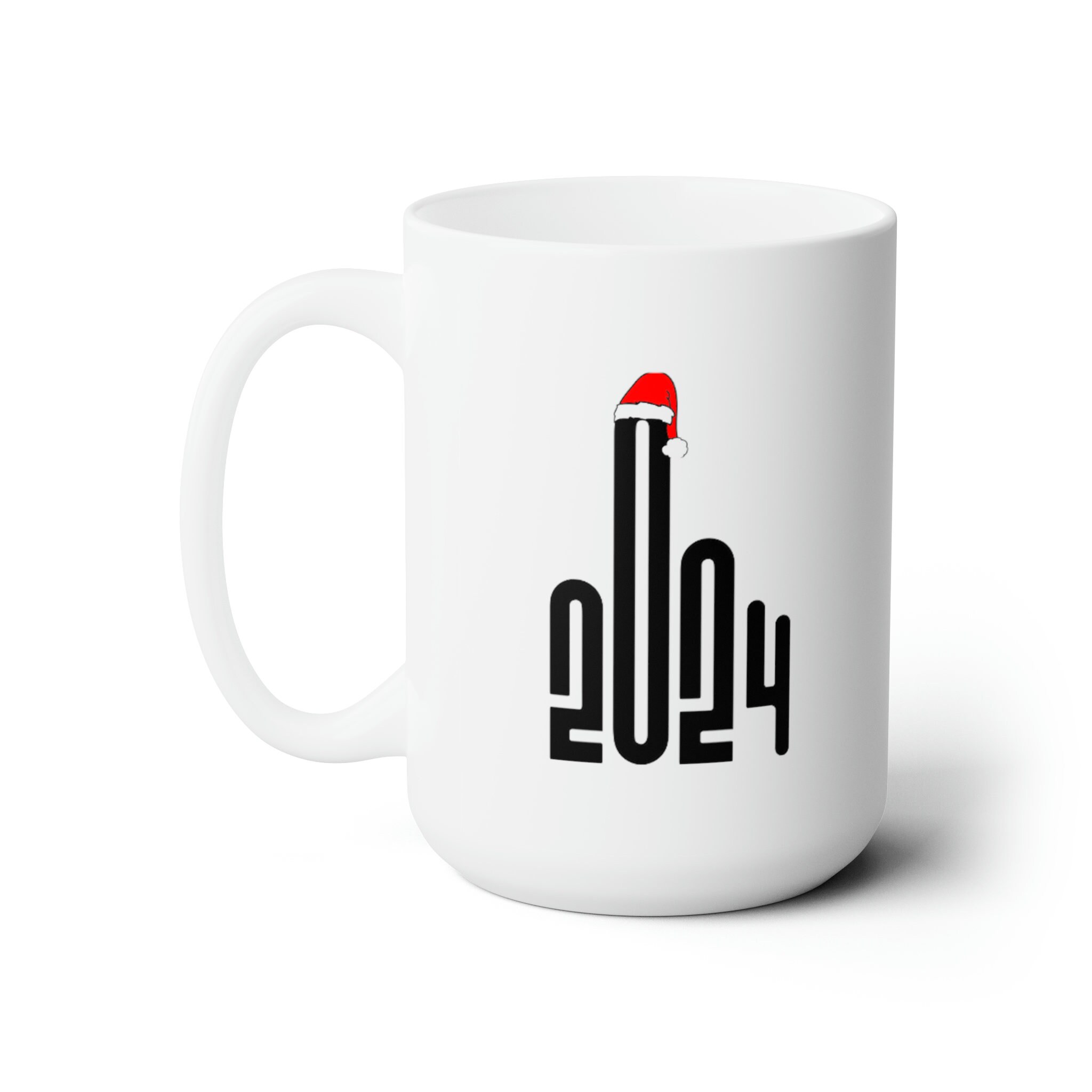 Funny Middle Finger 2024 Ceramic Mug Funny Christmas Mug - Etsy