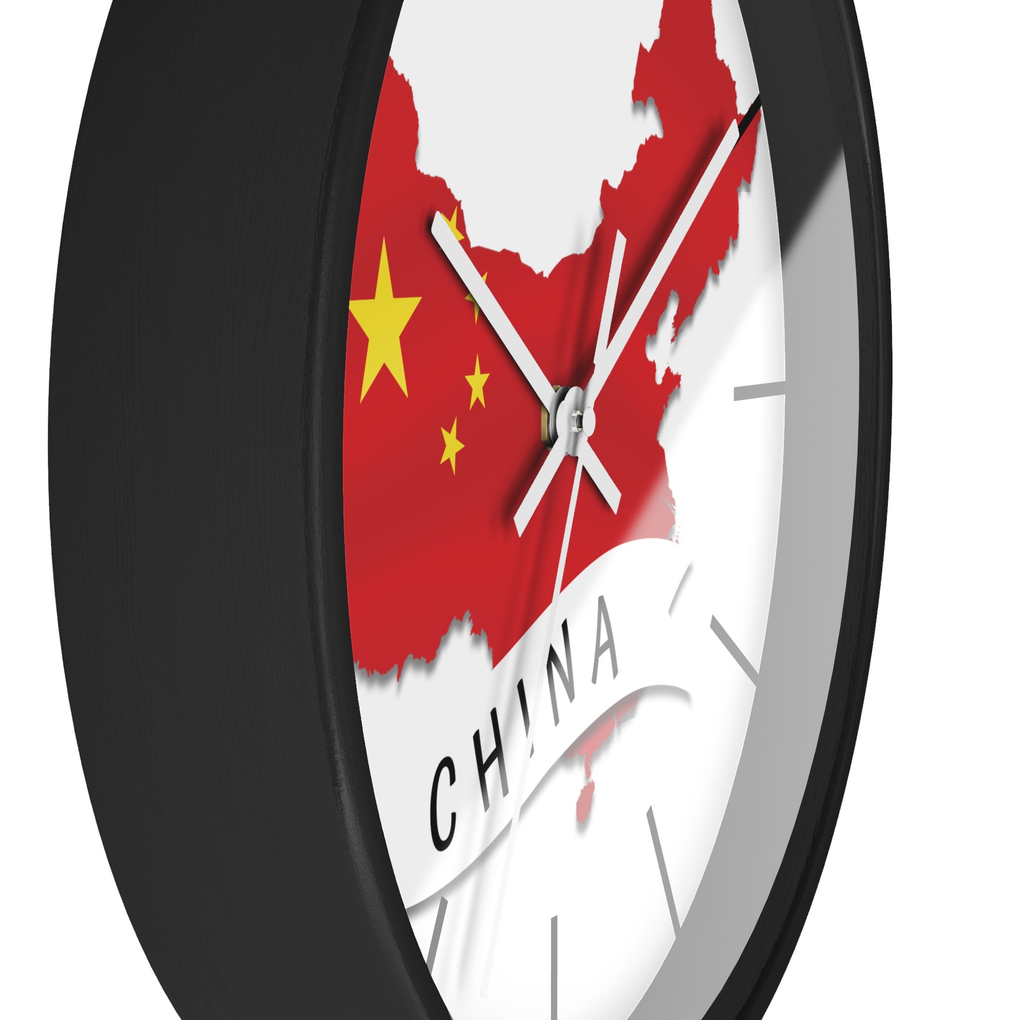 China Flag Wall Clock, China Flag Inspired Wall Clock,china Gifts Wall ...