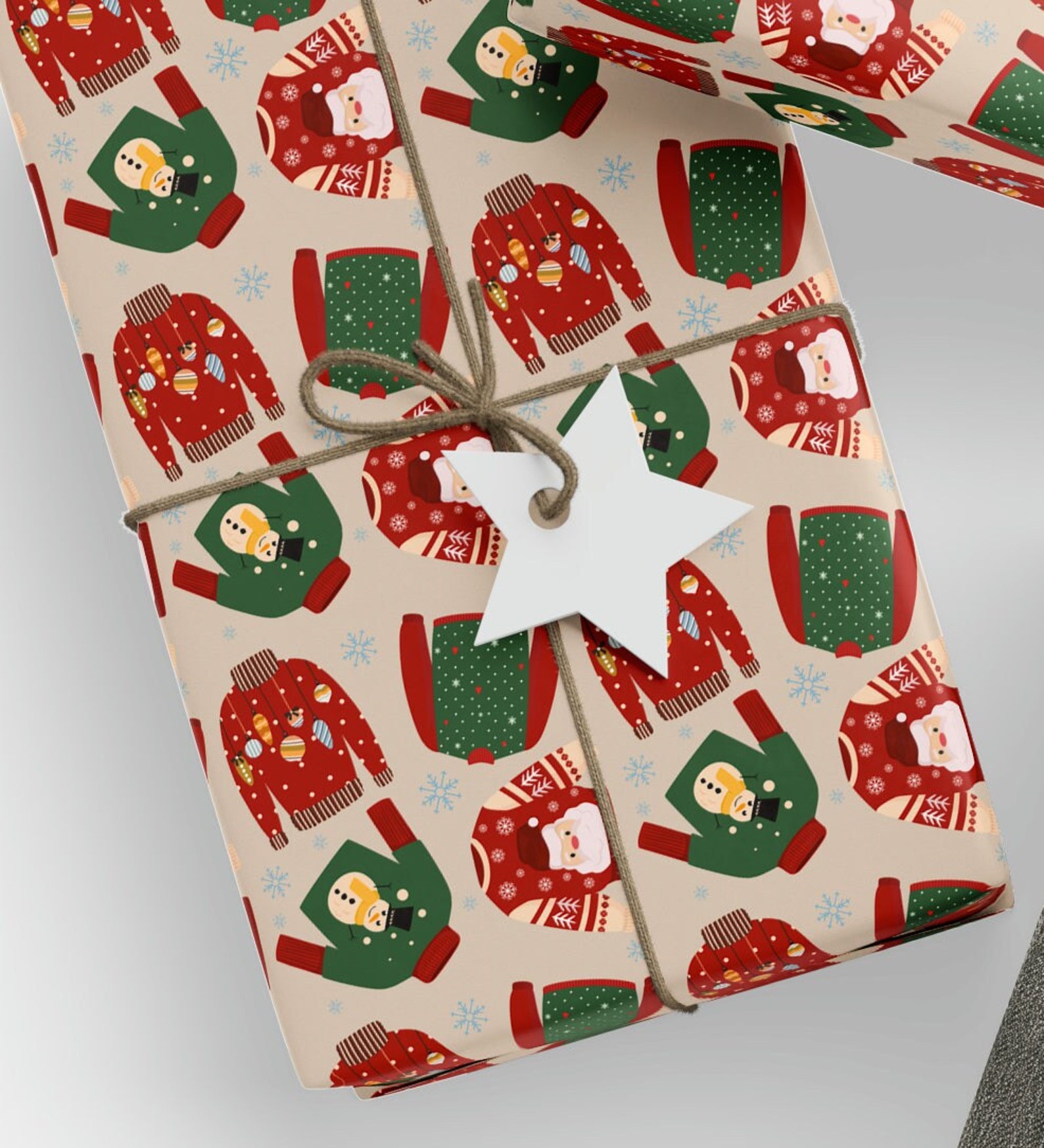 Ugly Sweater Gift Wrapping Papers, Ugly Sweater Christmas Gifts ...