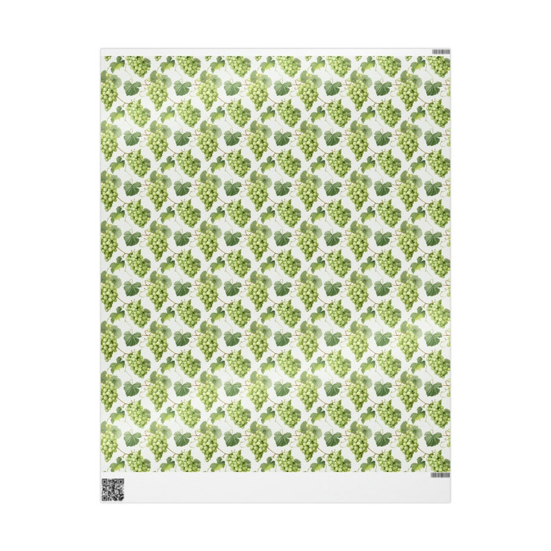 Green Grapes Wrapping Paper, Grapes Gifts, Grapes Birthday Gift ...