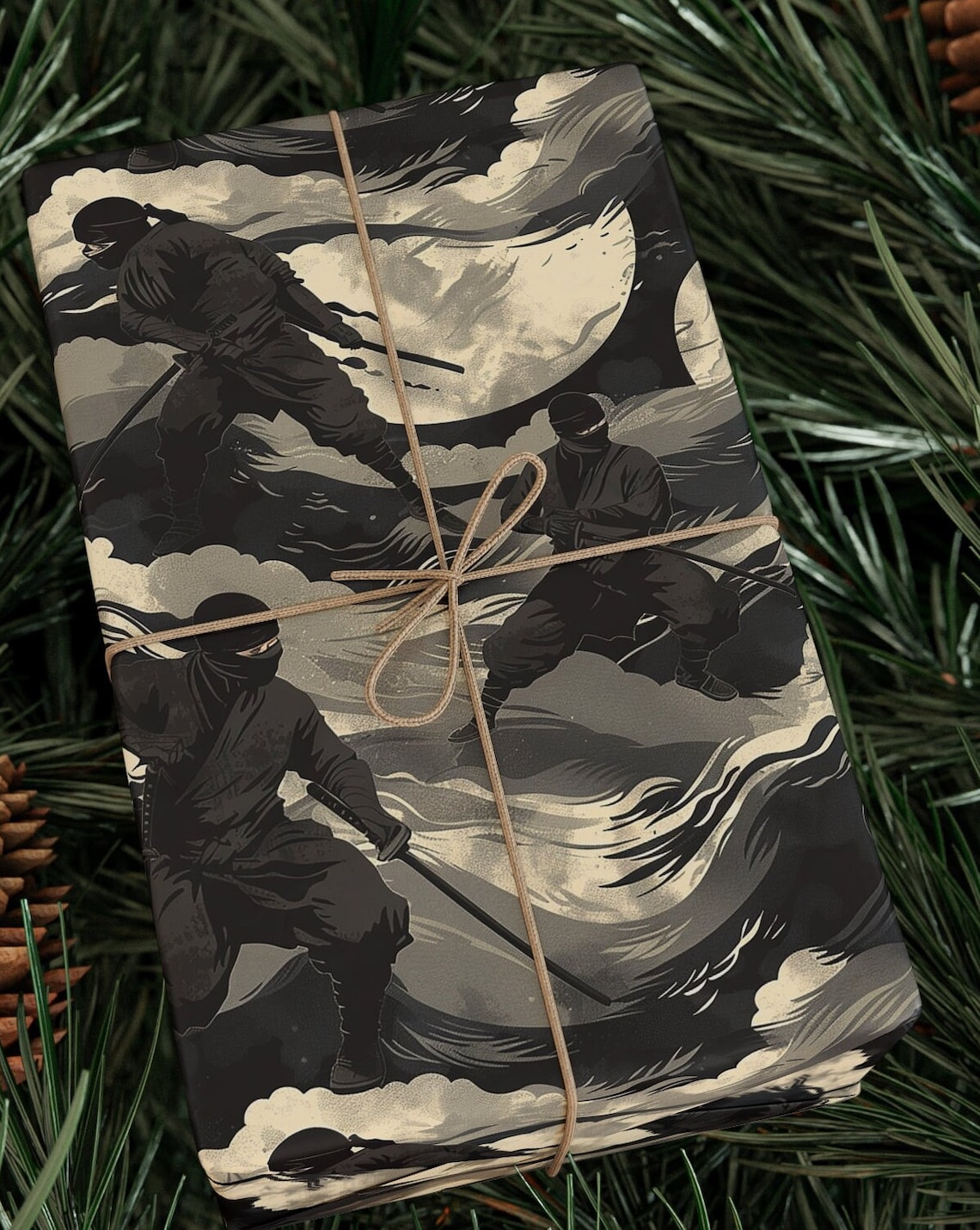 Ninja Gift Wrapping Papers, Ninja Birthday Party Gifts Wrapping Paper ...