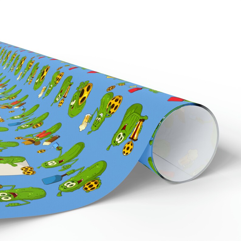 Pickle Gift Wrapping Paper Roll, Funny Pickle Gift Wrapping Paper ...