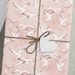 Seagull Wrapping Paper, Pink Seagull Wrapping Paper, Sea Birds Wrapping ...