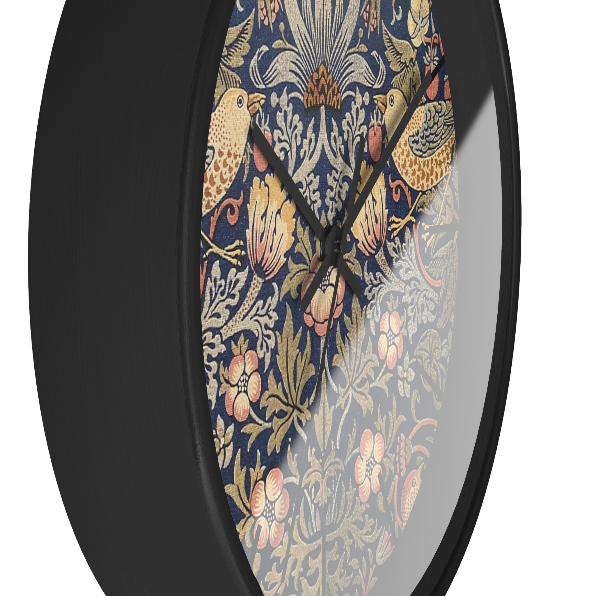 Vintage William Morris Strawberry Thief Wall Clock, William Morris Wall ...